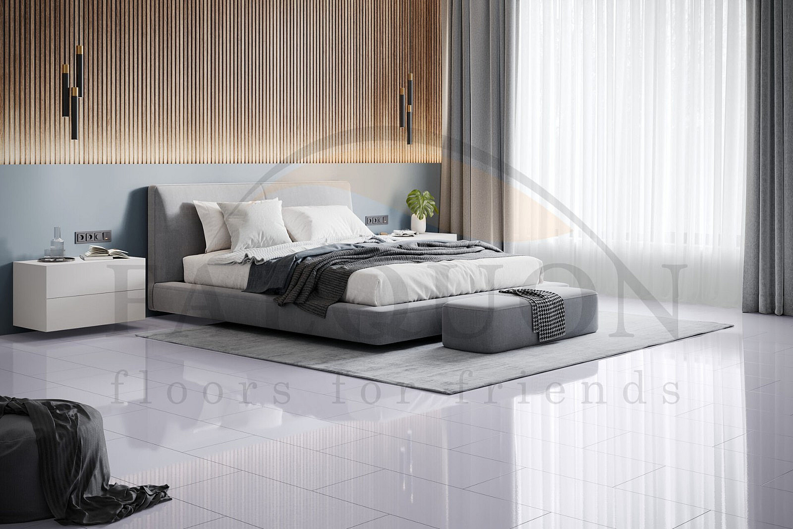 FALQUON THE FLOOR Stone Grey lesk D3550 HG 5G | Podlahy Deokork